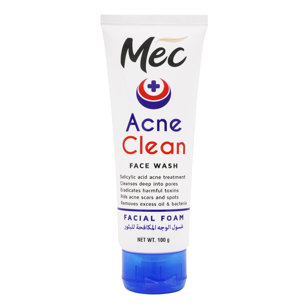 Mec Whitening Acne Clean Face Wash 100g – beautygirl-pk