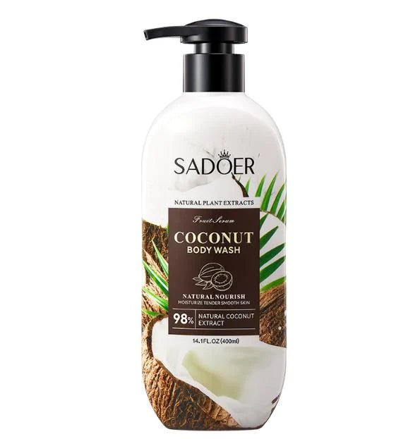 SADOER Coconut Body Wash Whitening Deep Cleansing Shower Gel – beautygirl-pk
