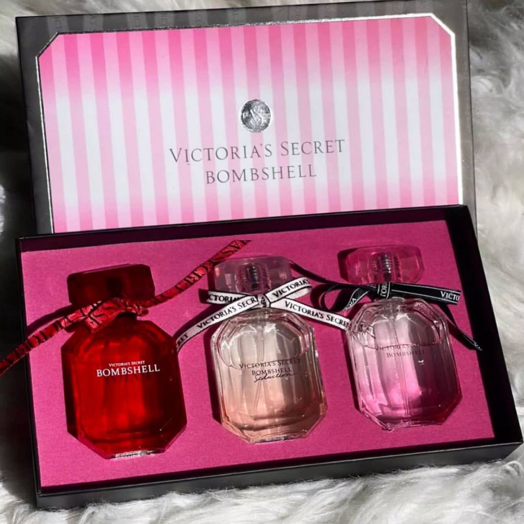 Victoria Secret Bombshell Perfume Set 3in1 – beautygirl-pk