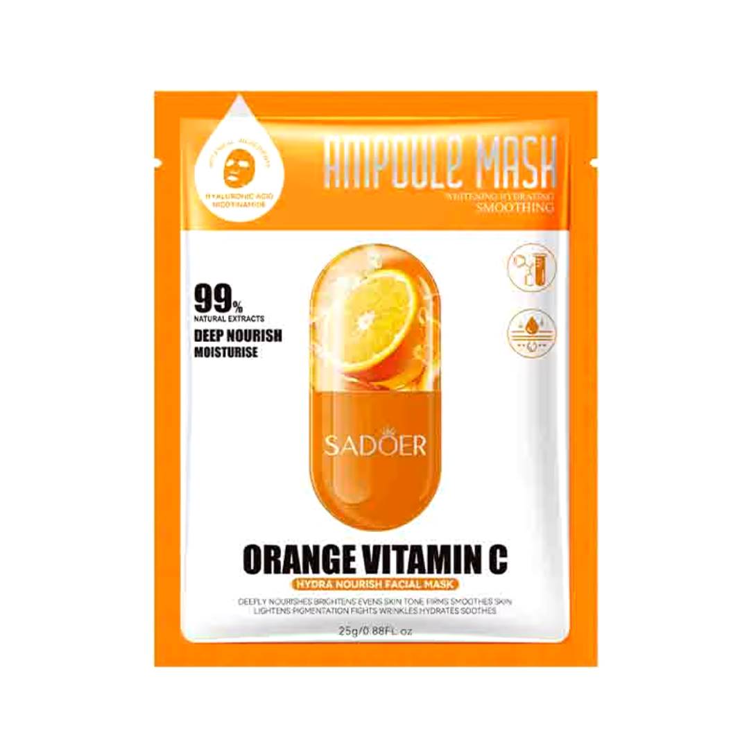 Sadoer Orange Vitamin C Hydra Nourish Facial Mask – beautygirl-pk