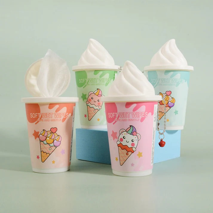Ice cream Soft Wet Tissues Wipes – beautygirl-pk