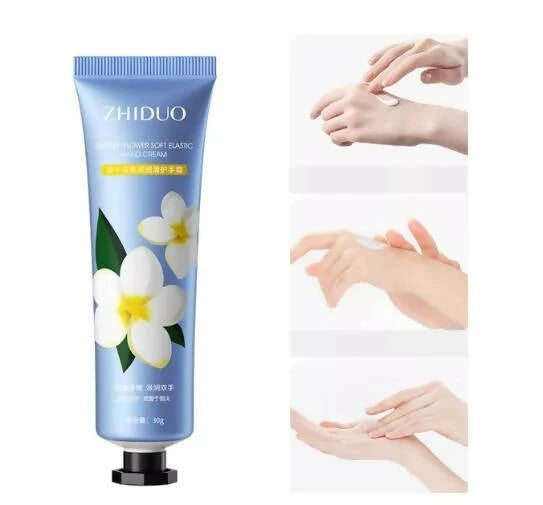 ZHIDUO Mastiff Flower Soft Elastic Moisturizing Hand Cream 30g ...