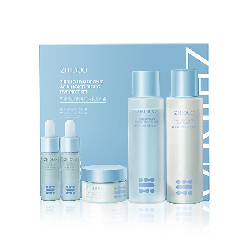 Zhiduo Hyaluronic Acid Moisturizing Facial Skin Care Gift Set 5Pcs Set ...