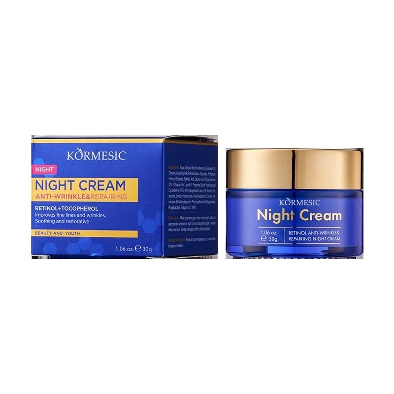 KORMESIC Night Face Cream Anti Wrinkle And Repairing Retinol Tocophero ...