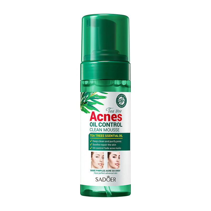 Sadoer Tea Tree Acnes Oil Control Gentle Acne Clean Mousse – beautygirl-pk