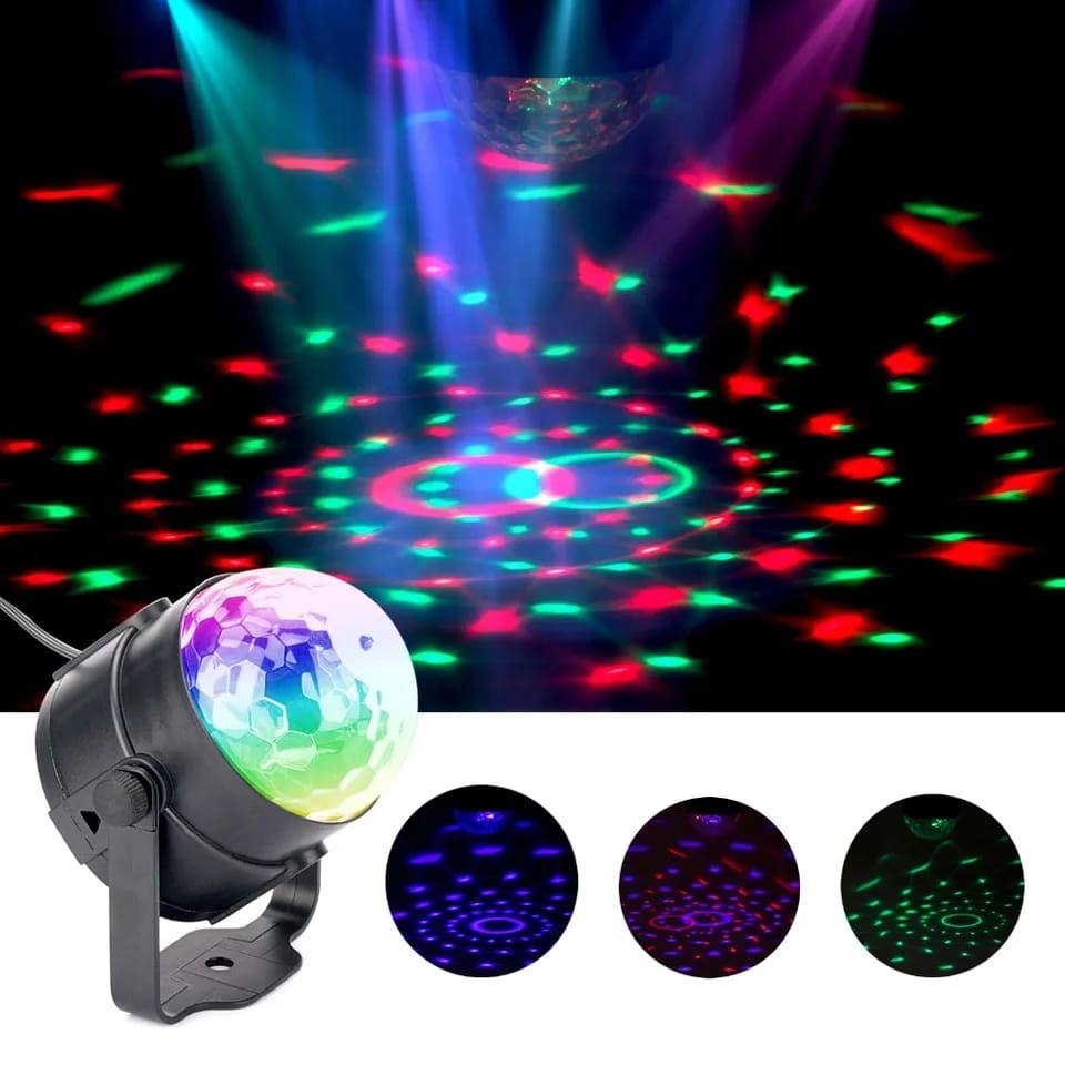 RGB LED Disco Ball Light Projector Light With Bluetooth Speaker ...