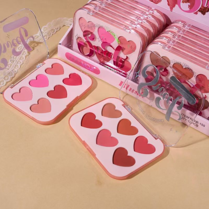 Hudamoji Heart Blusher Kit Pack of 2 – beautygirl-pk
