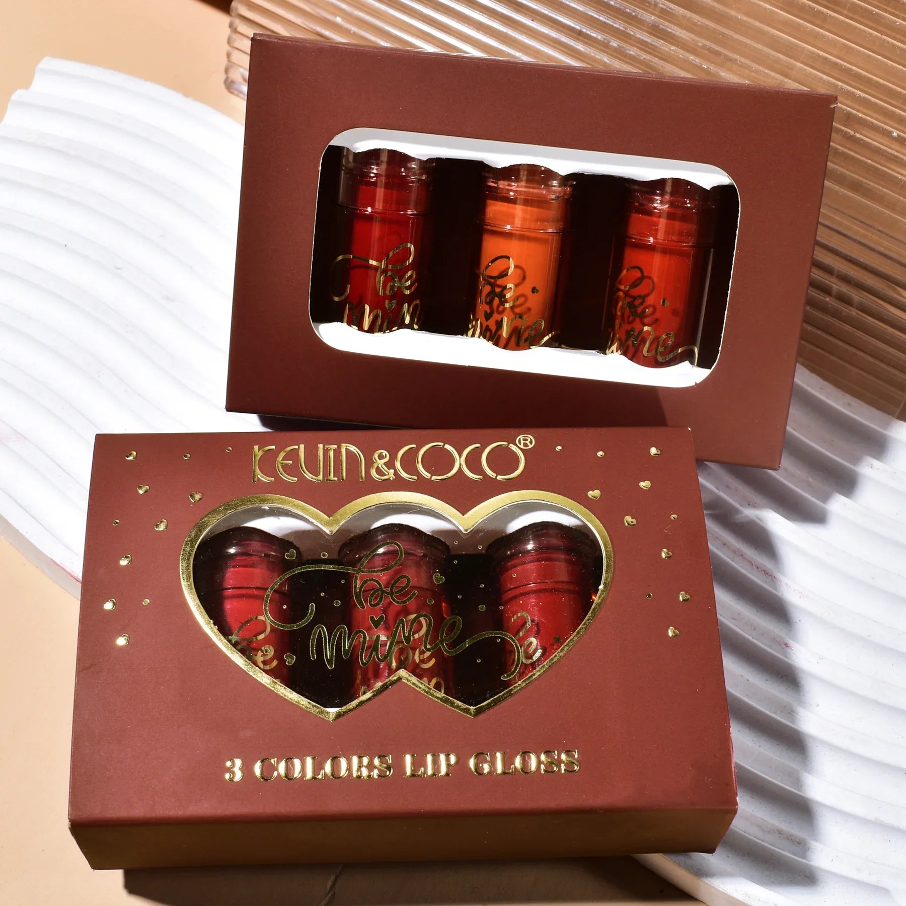 Kevin & Coco Be Mine 3-Color Lip Gloss Set – beautygirl-pk