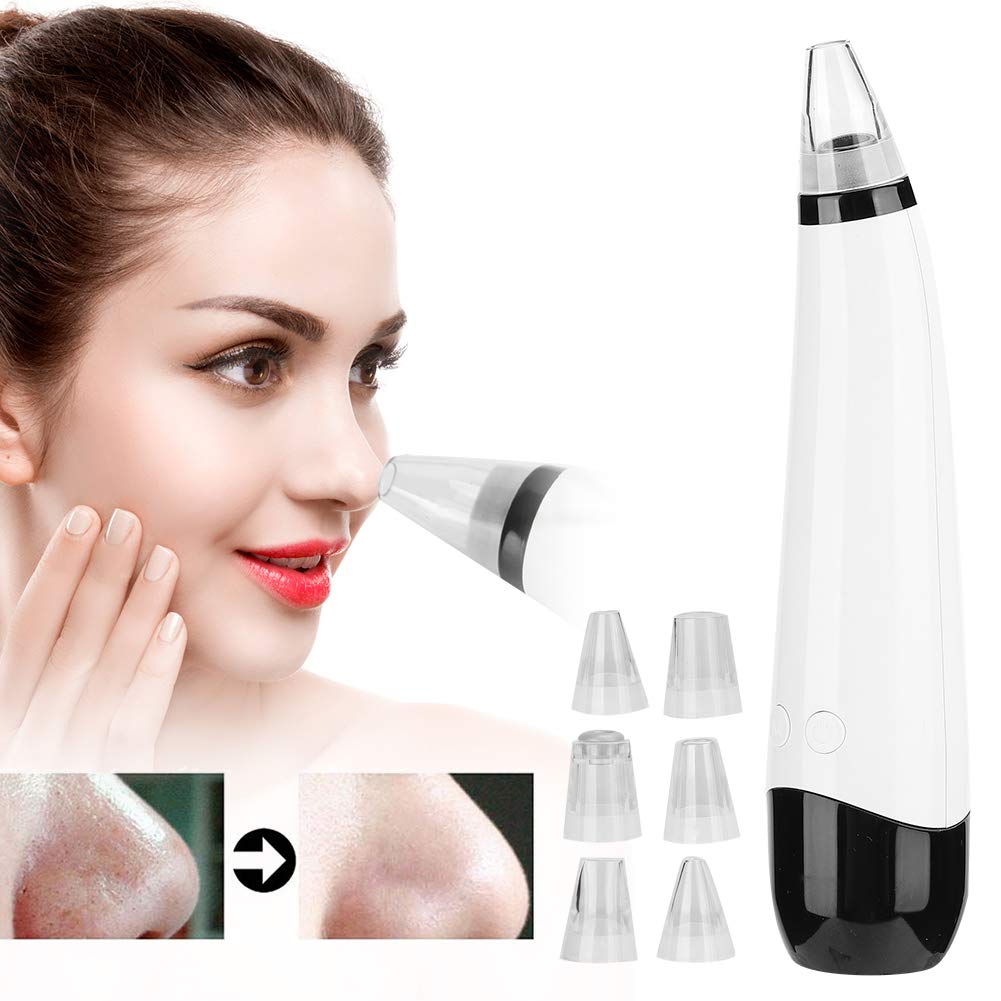 Portable Black Heads Remover Vacuum Pore Facial Cleaner With 6 Replace ...