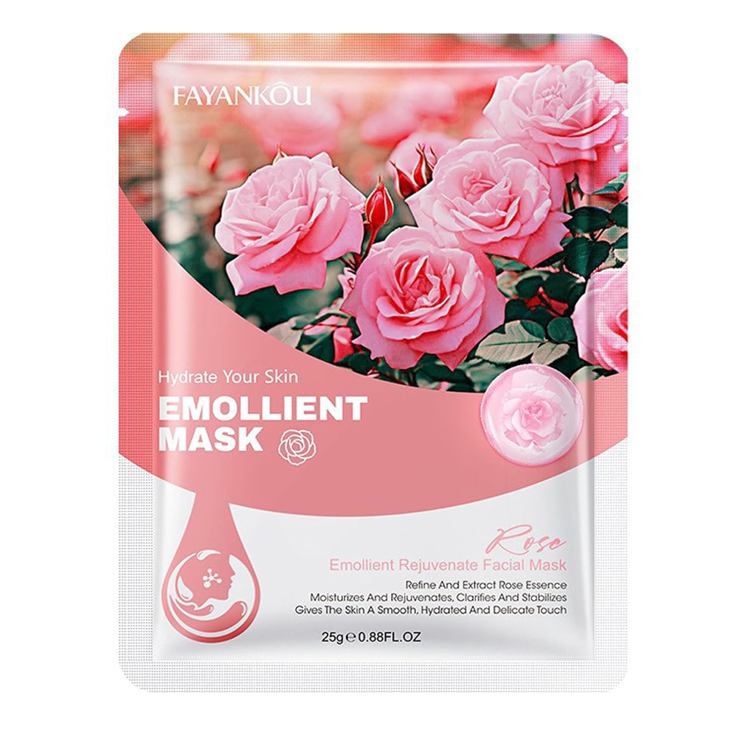 FAYANKOU Rose Emollient Rejuvenate Facial Mask – beautygirl-pk