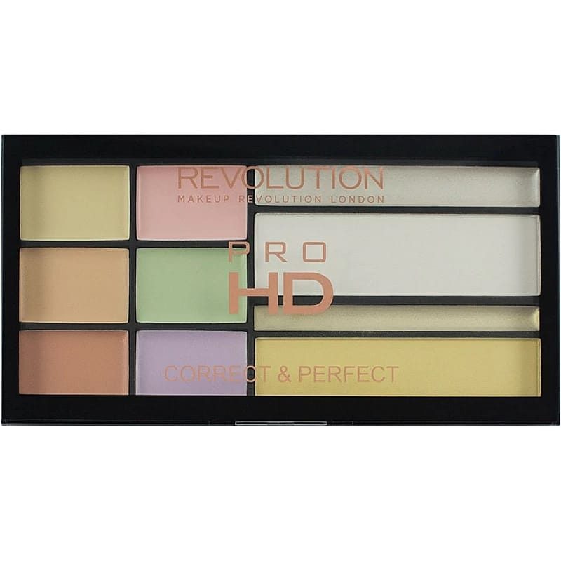 Makeup Revolution HD Correct And Perfect Palette 10 Colors – beautygirl-pk