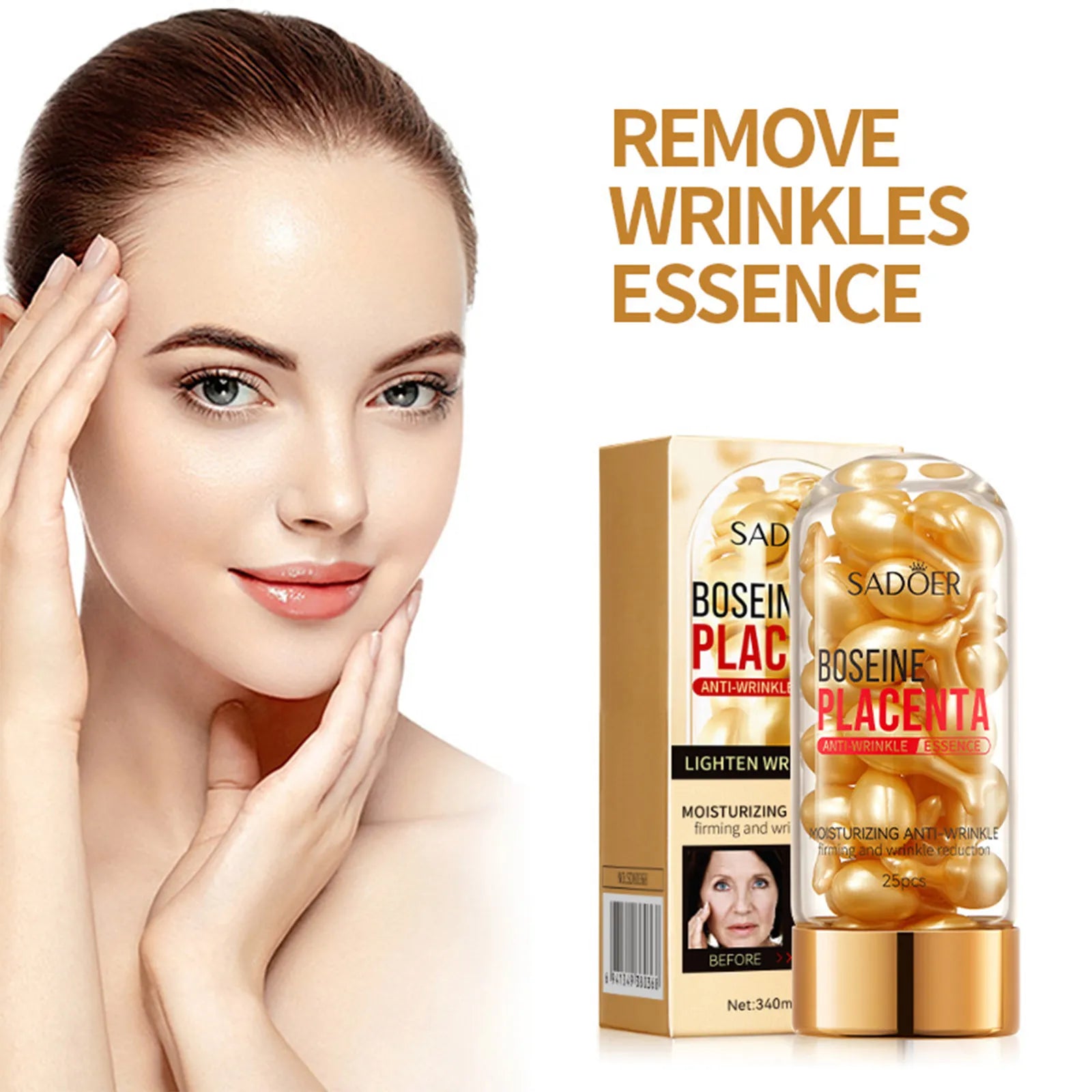 SADOER BOSEINE PLACENTA Anti-Wrinkle Essence 25 Pcs – beautygirl-pk
