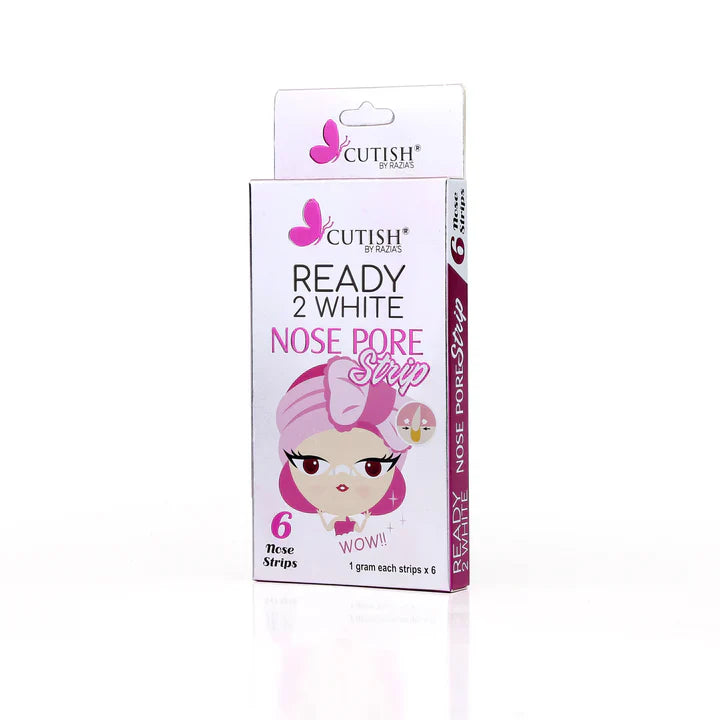 Cutish Ready 2 White Nose Strips 6 Pcs – beautygirl-pk