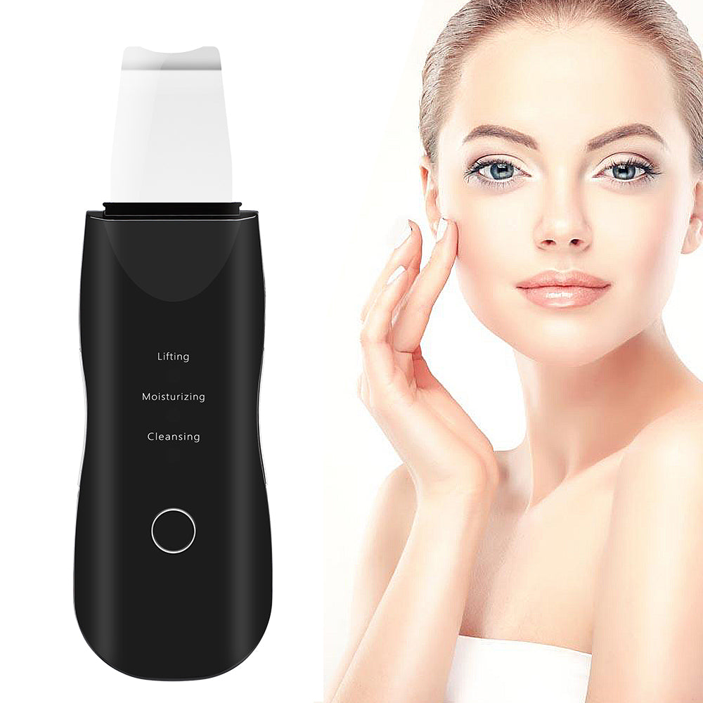 Rechargeable Ultrasonic Skin Scrubber Deep Face Cleaning Machine ...