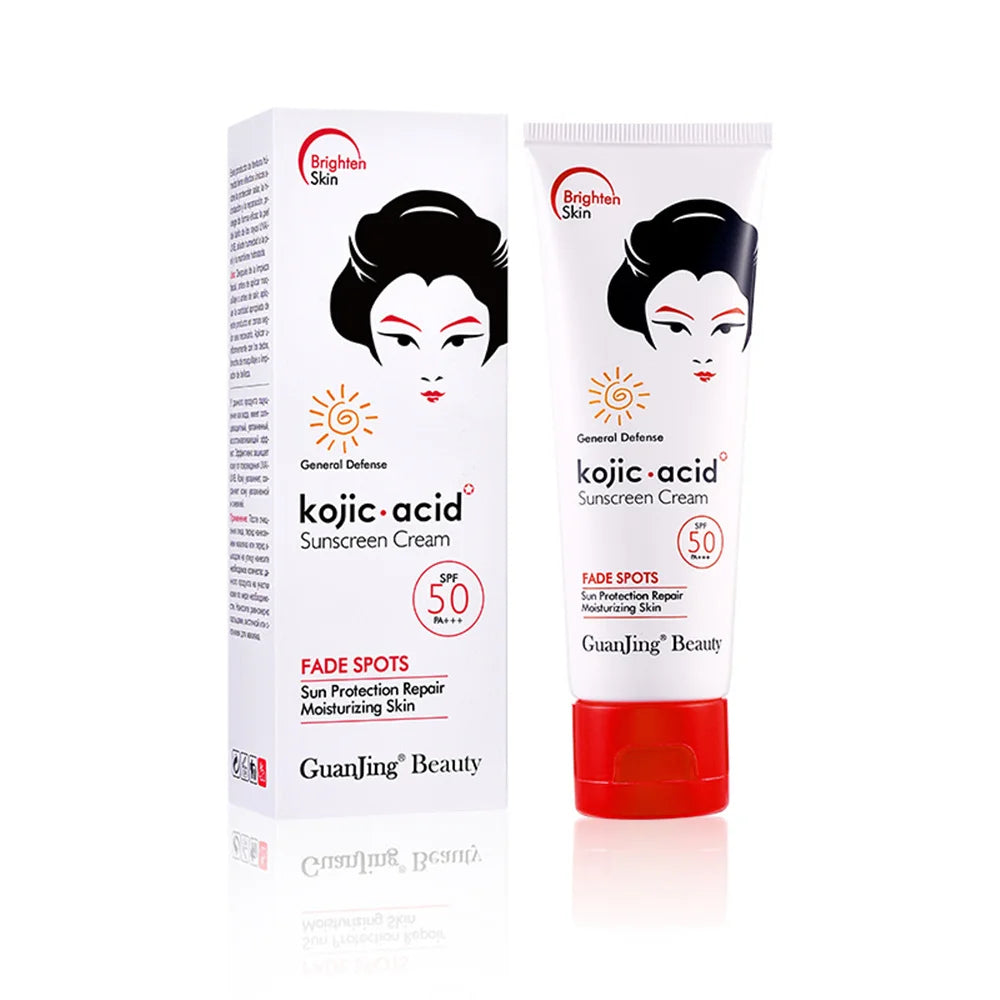 Kojic Acid Sunscreen Cream SPF50 Sun UV Protective Cream – beautygirl-pk