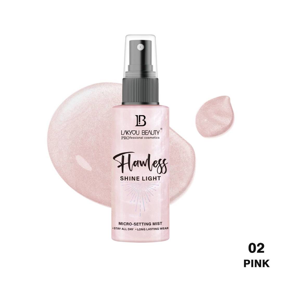 Lakyou Beauty Flawless Shine Light Micro Setting Mist Stay All Day Lon ...
