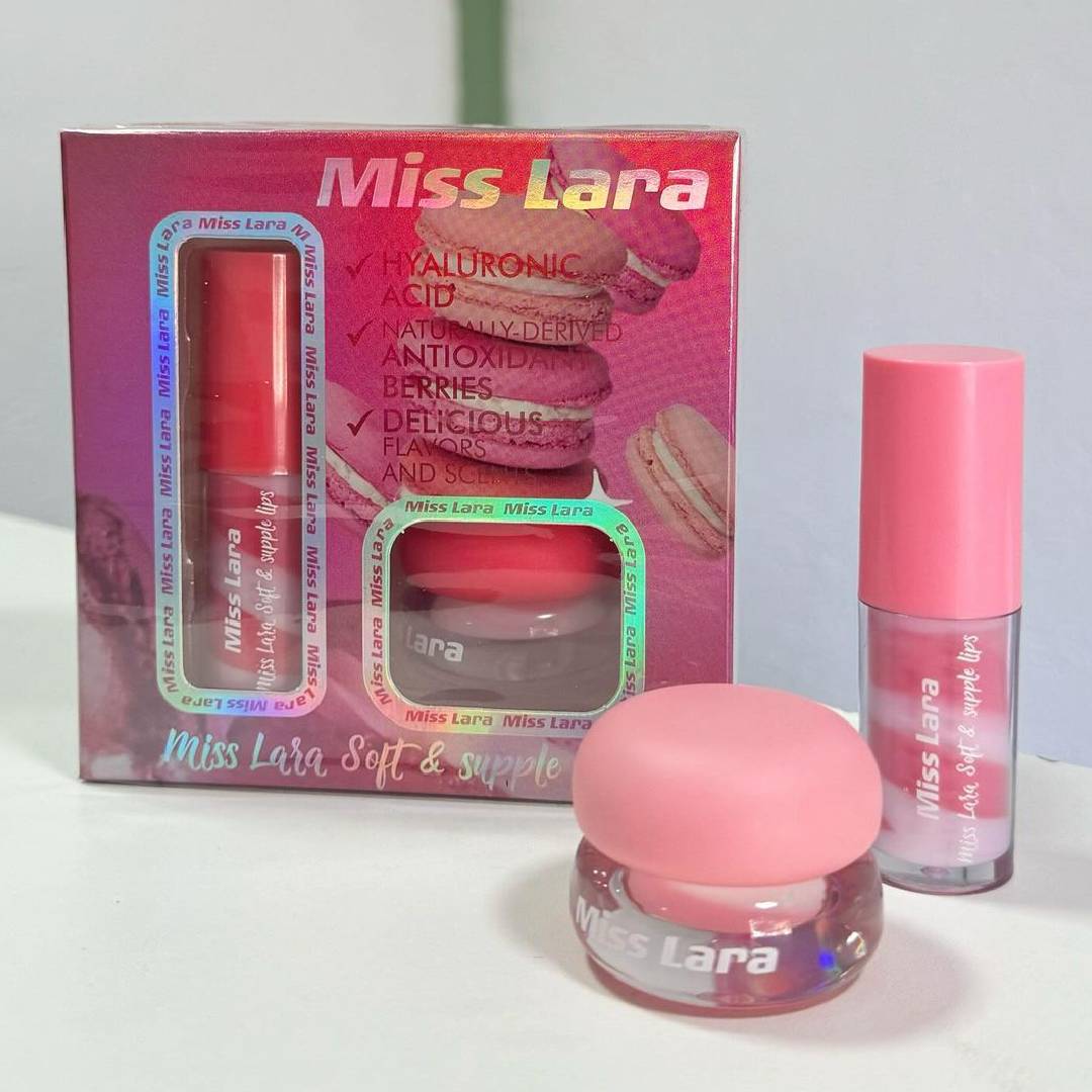 Miss Lara One Spiral Lip Gloss And Lip Balm 2pcs Set – beautygirl-pk