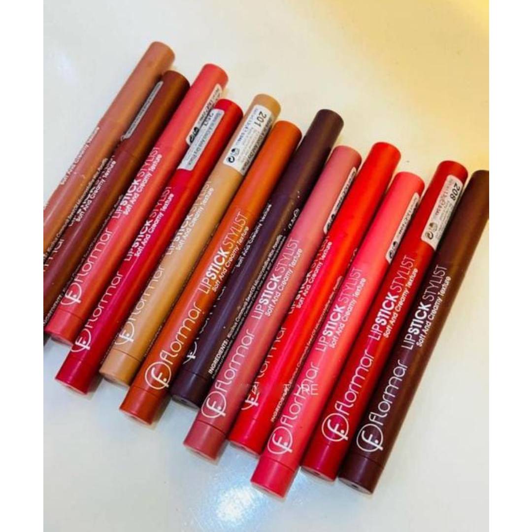 Flormar Lipstick Stylist Soft And Creamy Texture Lip Crayons Pack Of 1 ...