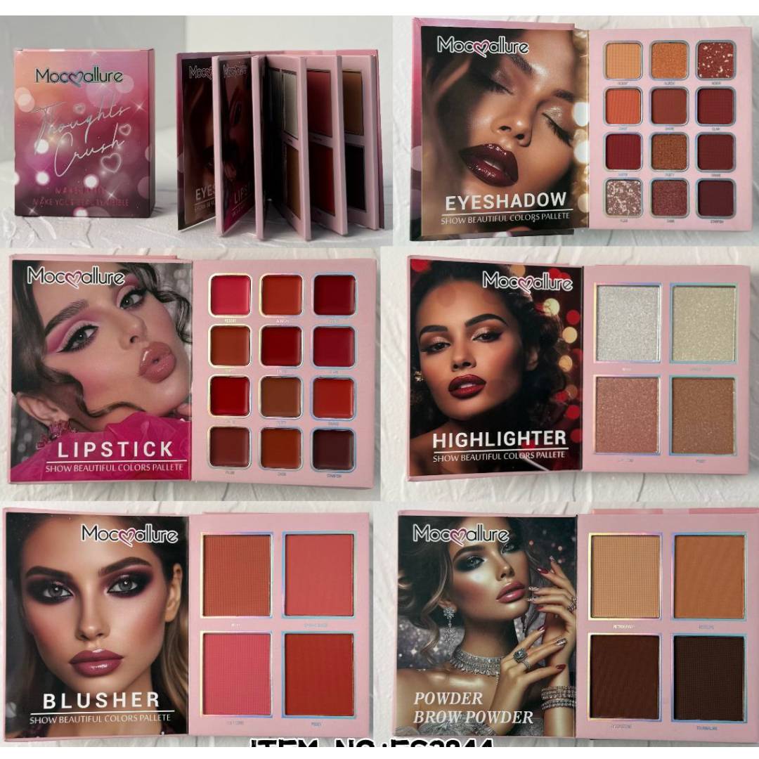 Mocallure Thoughts Crush Makeup Kit Make Your Beauty Visible 5 Fold Ey ...