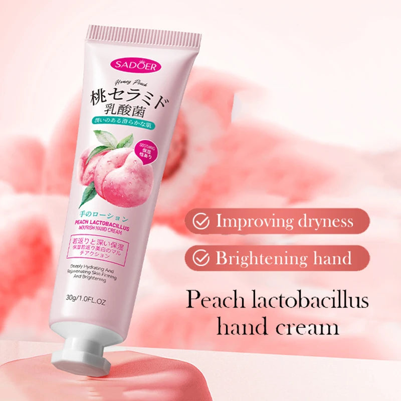 Sadoer Honey Peach Lactobacillus Hydrate Hand Cream – beautygirl-pk