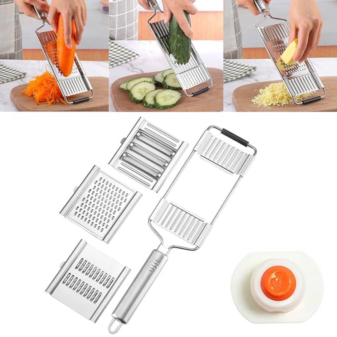 Stainless Steel Multifunctional Portable Manual Vegetable Grater Shred ...