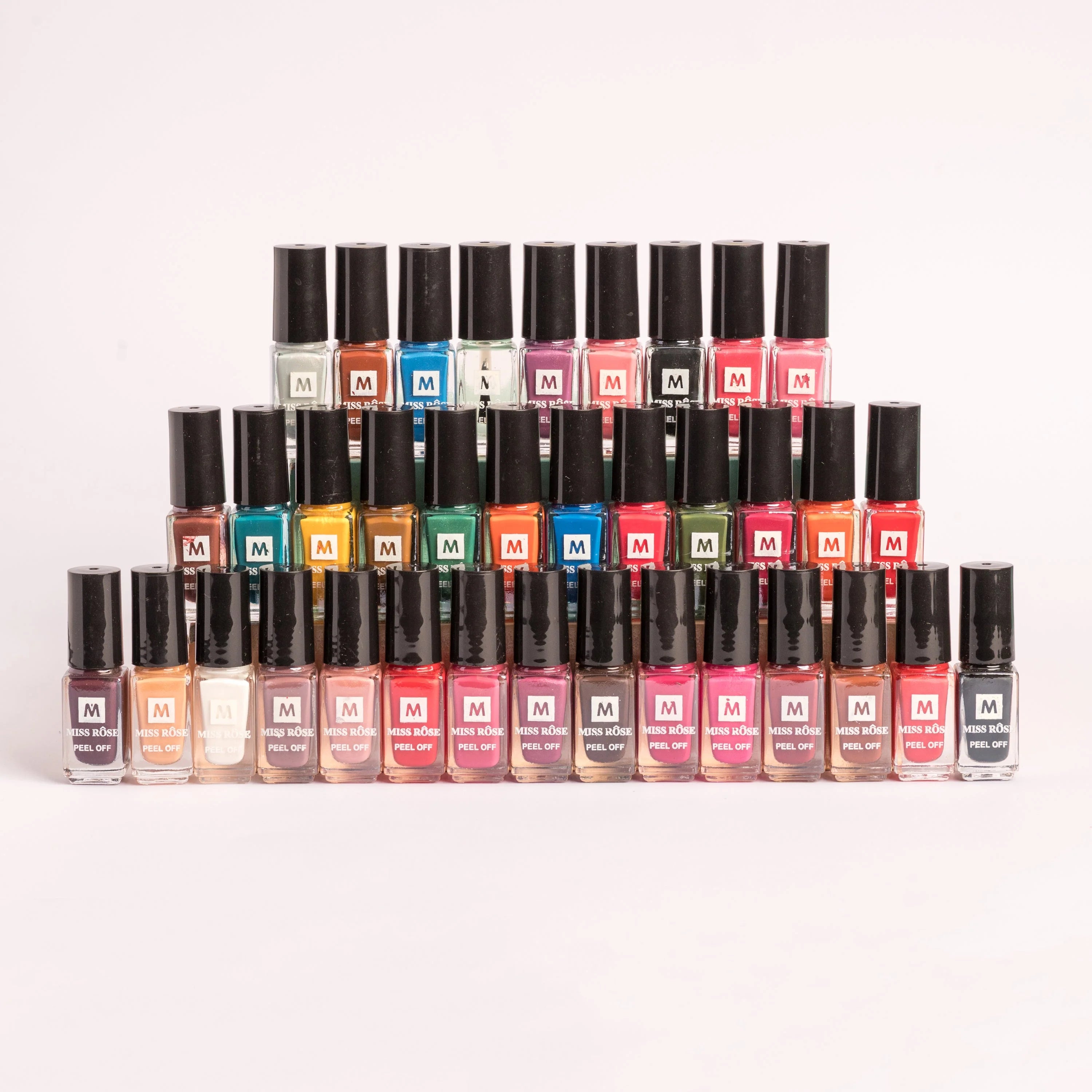 Miss Rose Color Me Peel Off Nail Paint 36Pcs – beautygirl-pk