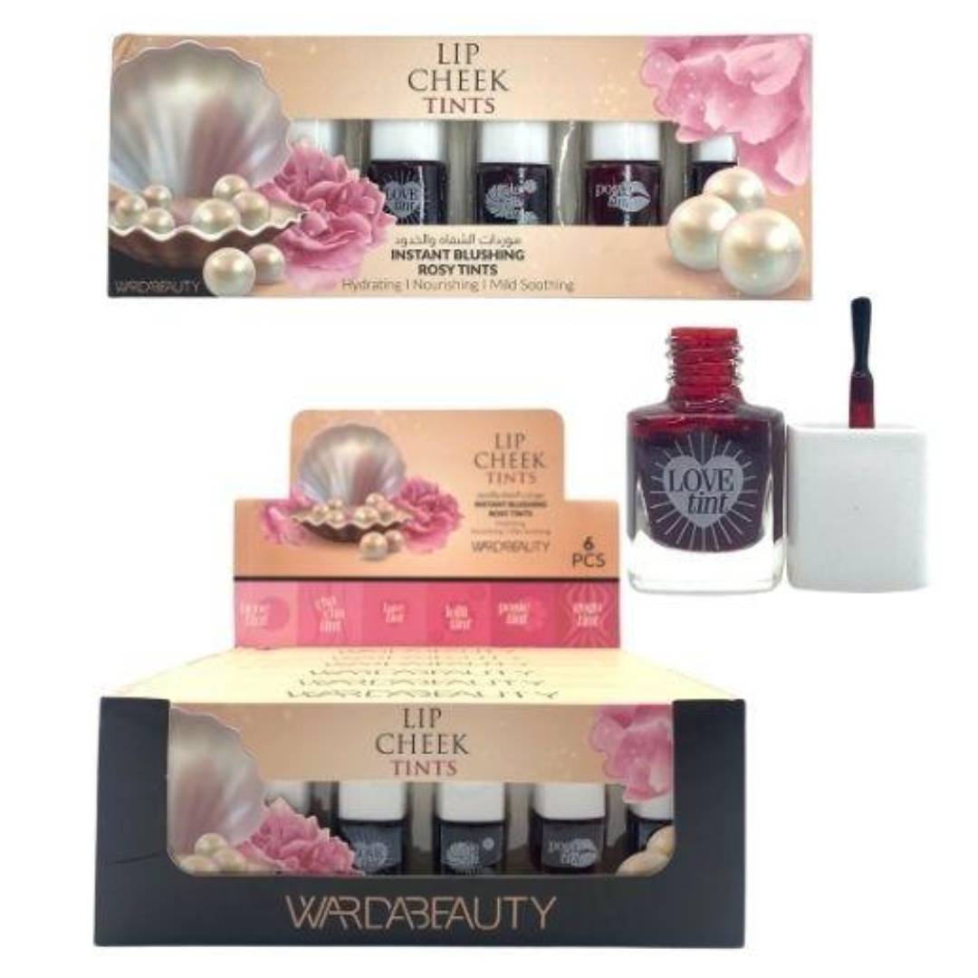 Warda Beauty Pearl Lip And Cheek Tint Instant Blushing Rosy Tints 6Pcs ...