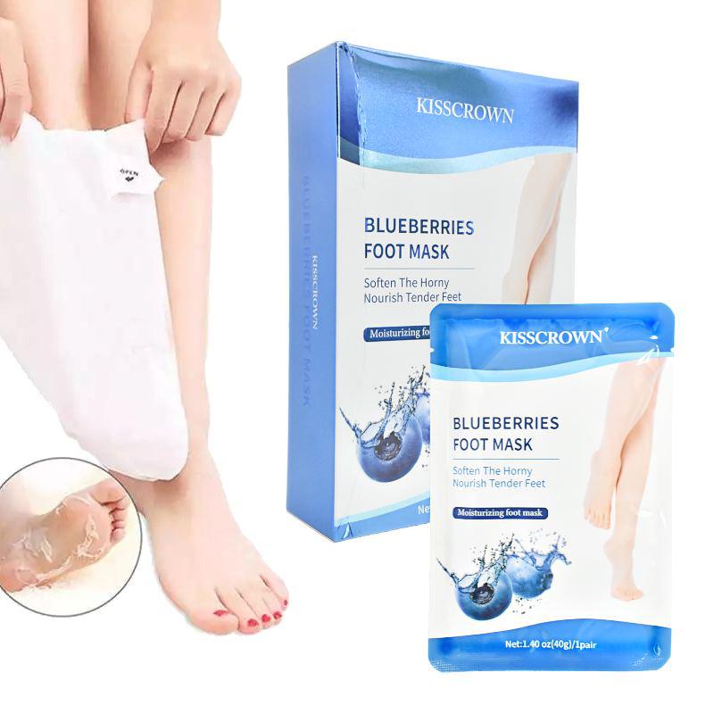 Kiss Crown Blueberries Foot Mask – beautygirl-pk