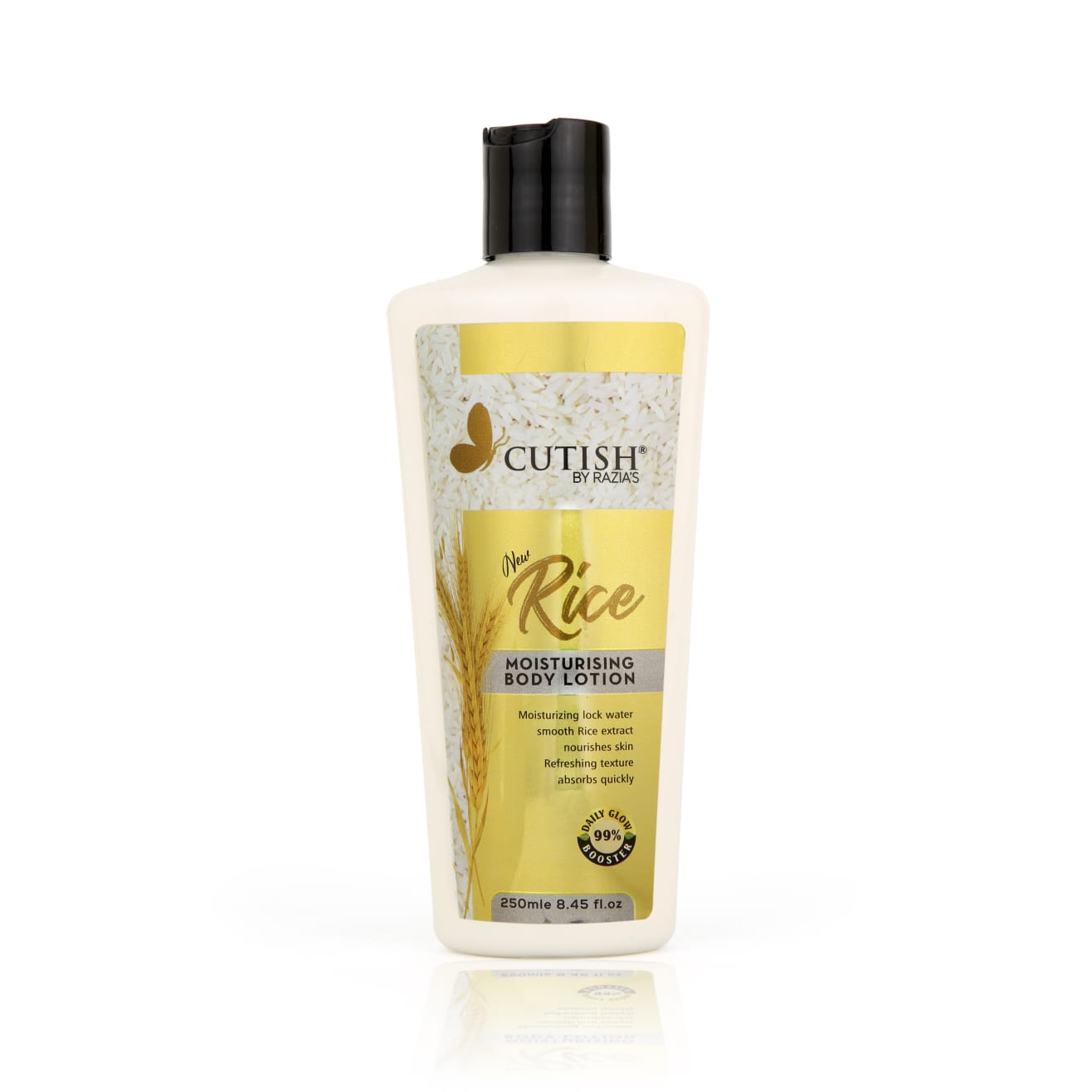 Cutish Moisturizing Body Lotion 250ml (Flavour Rice) – beautygirl-pk