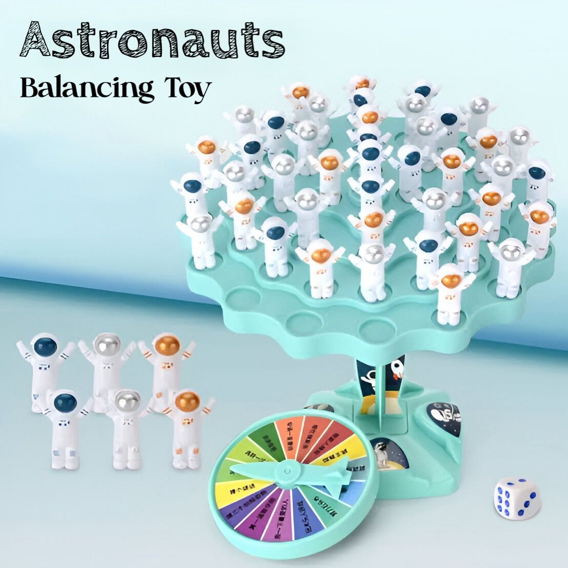 Astronaut Balance Tree Stackable Game Kids Balancing Toy – beautygirl-pk