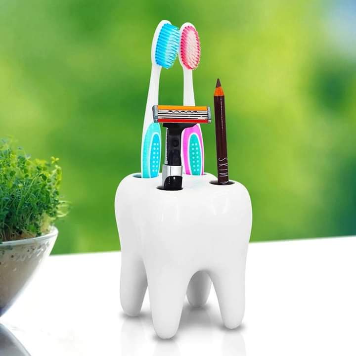Teeth Shape Toothbrush Holder – beautygirl-pk