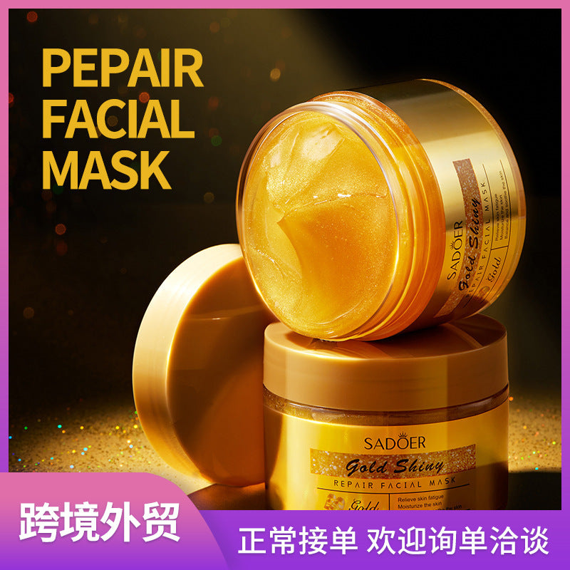 SADOER Gold Shiny Repair Facial Mask 120g – beautygirl-pk