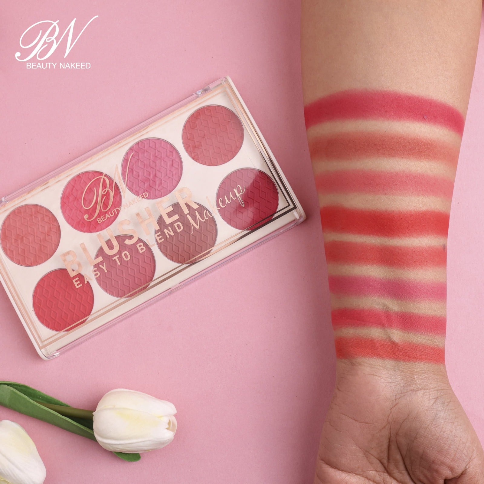 Beauty Nakeed BN Easy To Be Blend 8in1 Blusher Palette – beautygirl-pk