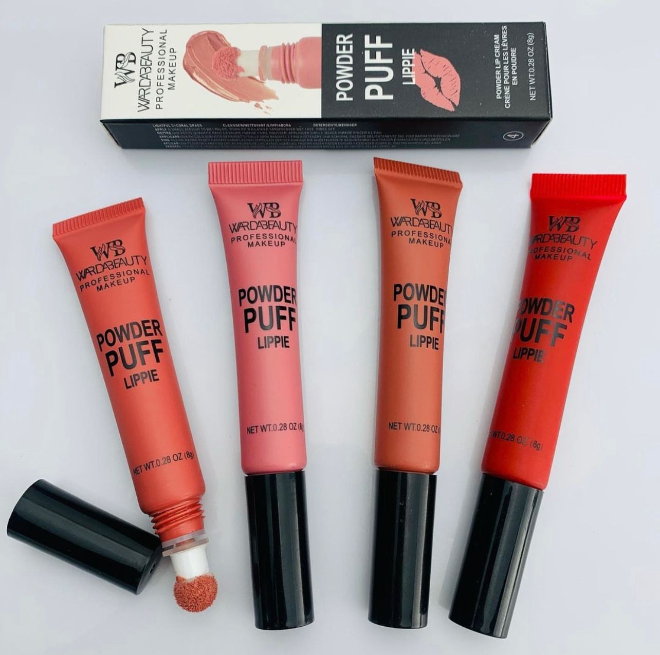 Warda Beauty Trendy Puff Blushes 4 Pcs Set – beautygirl-pk