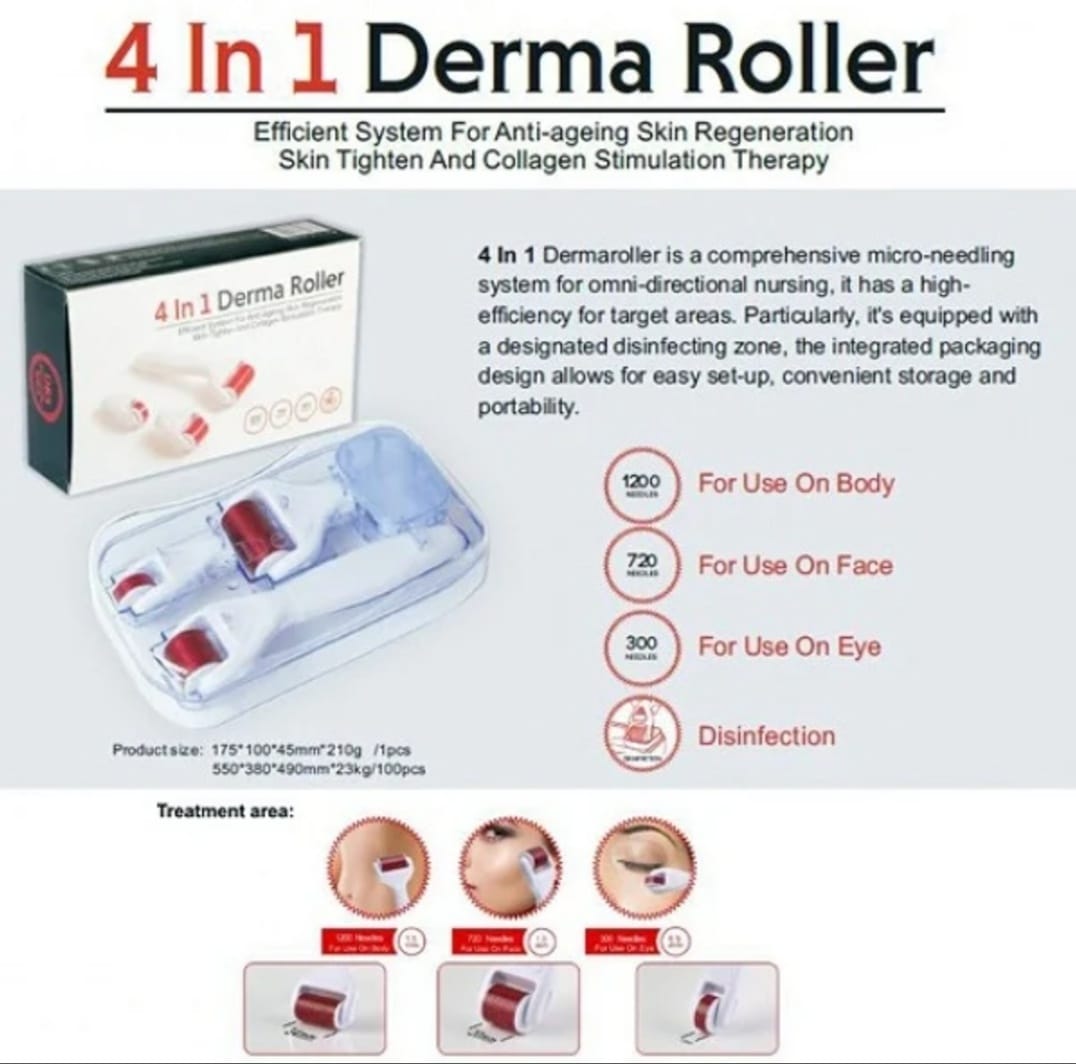 4 in 1 Derma Roller Kit – beautygirl-pk