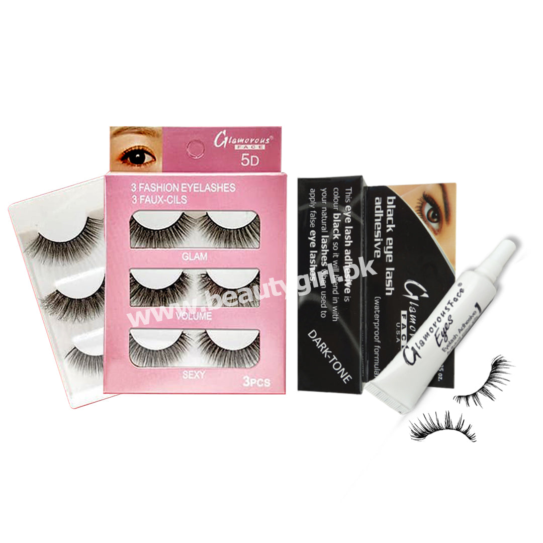 Glamorous EyeLashes Plus Glue – beautygirl-pk