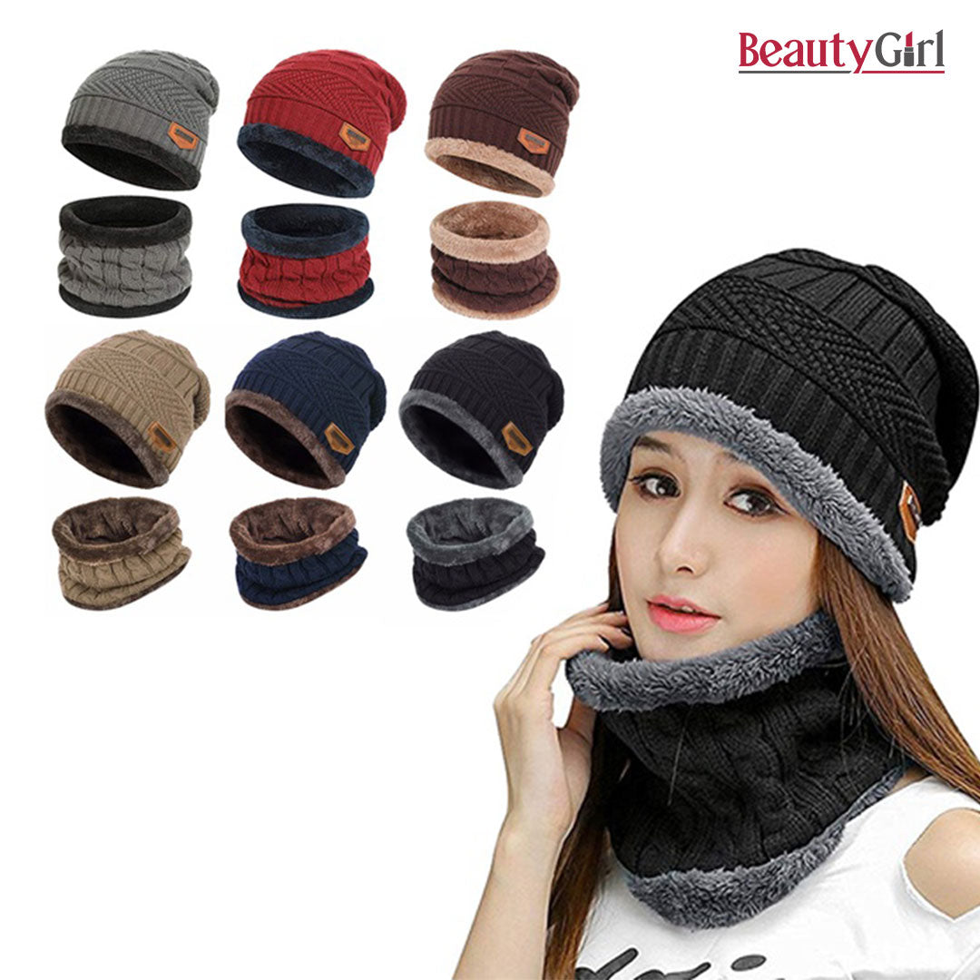 Skull Cap & Muffler Set – beautygirl-pk