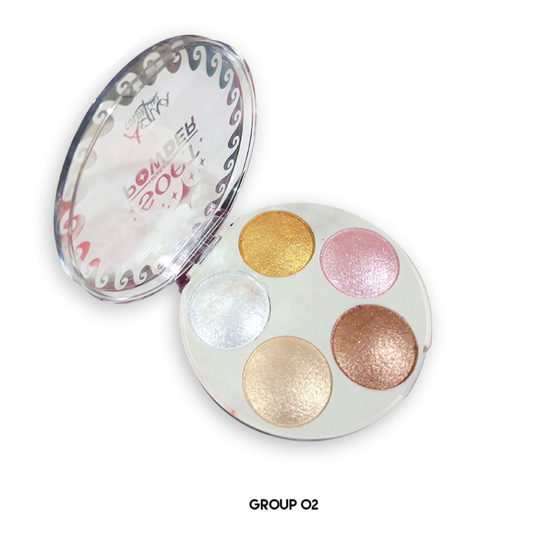 Aqua Color Line 5 in 1 Highlighter & Blushon Kit (02) – beautygirl-pk