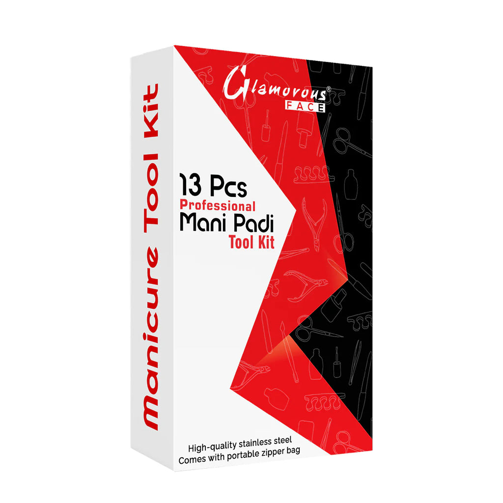 Glamorous Face 13 Pieces Professional Mani Pedi Tool Kit – beautygirl-pk