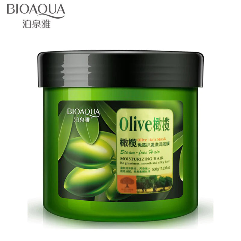 BIOAQUA Original Olive Hair Keratin Mask For Dry Damaged Hair ...