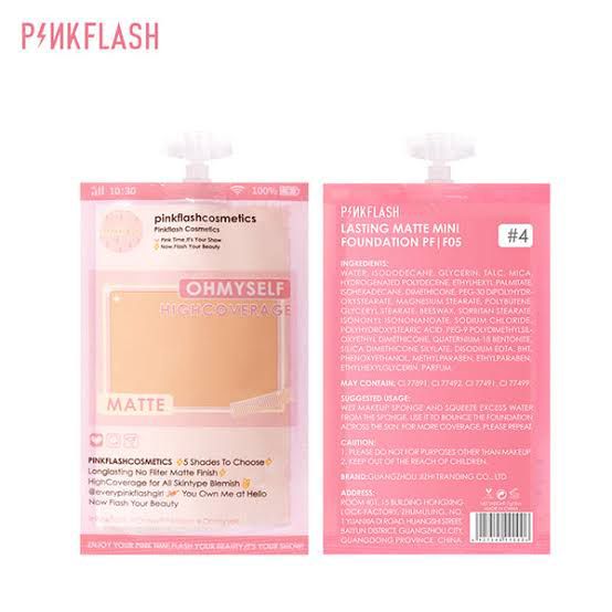 Pink Flash Waterproof Foundation Pouch 6 Shades – beautygirl-pk